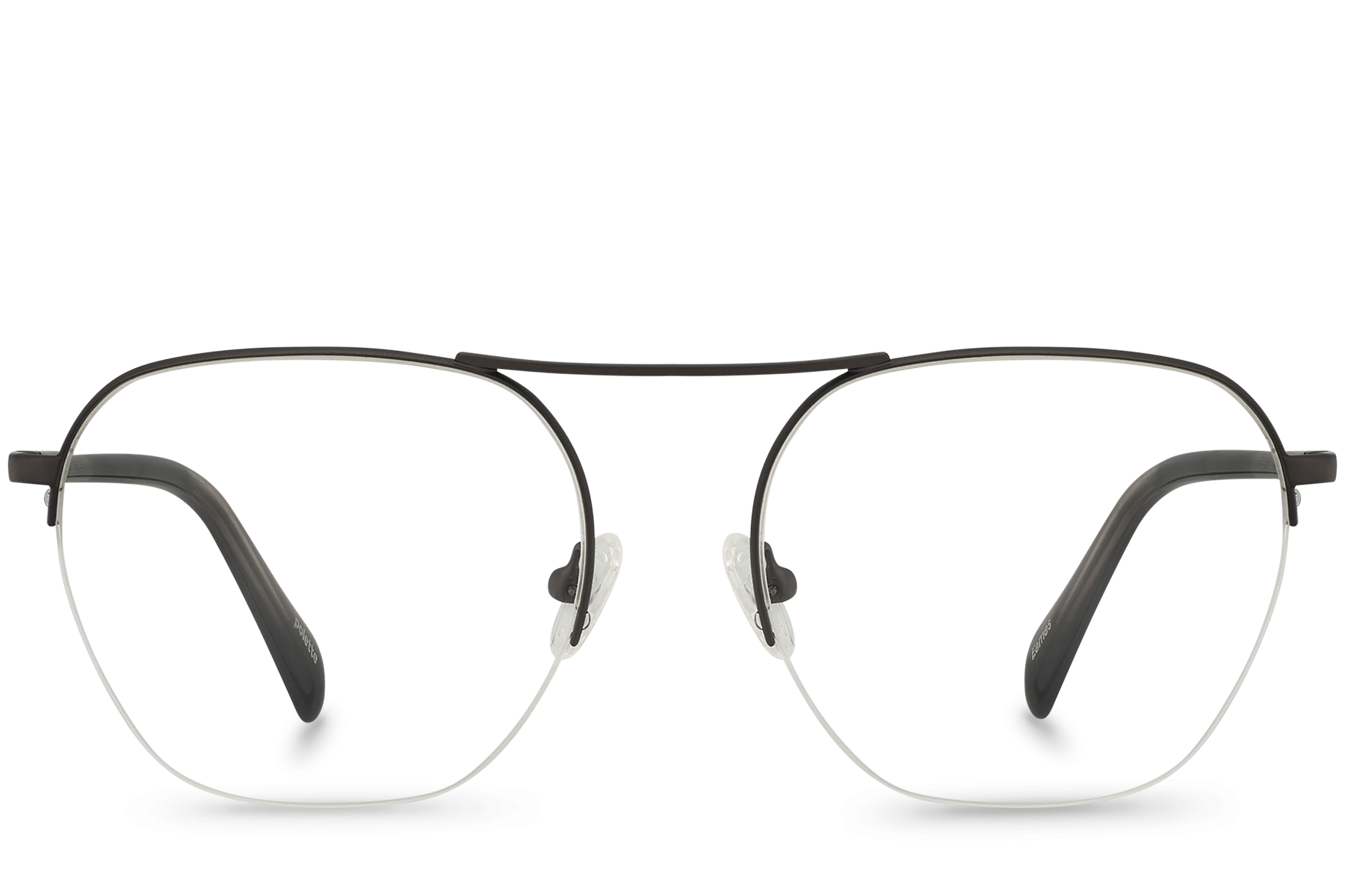 Eames Grey grey Aviator metal glasses | polette - Polette Europe