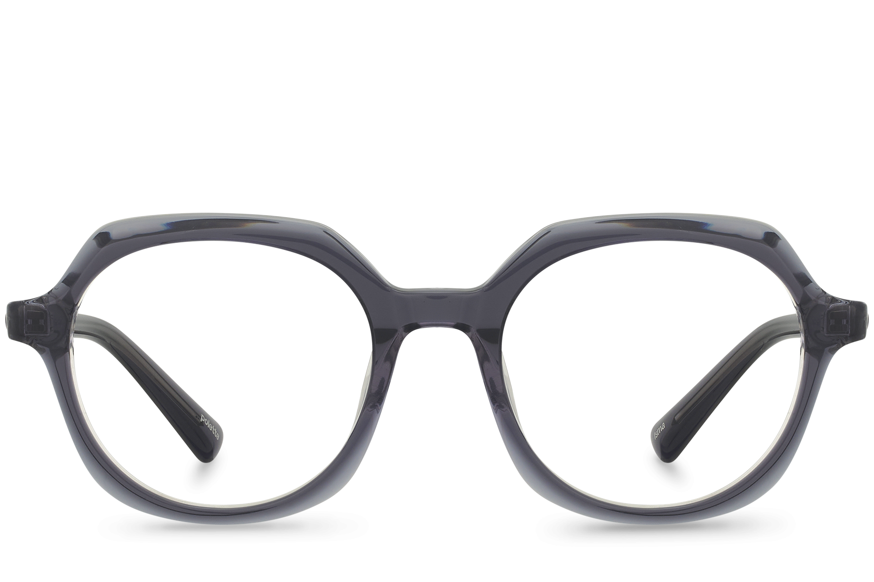 Isma View Grey | Irregular Grey Eco acetate Glasses | polette - Polette ...