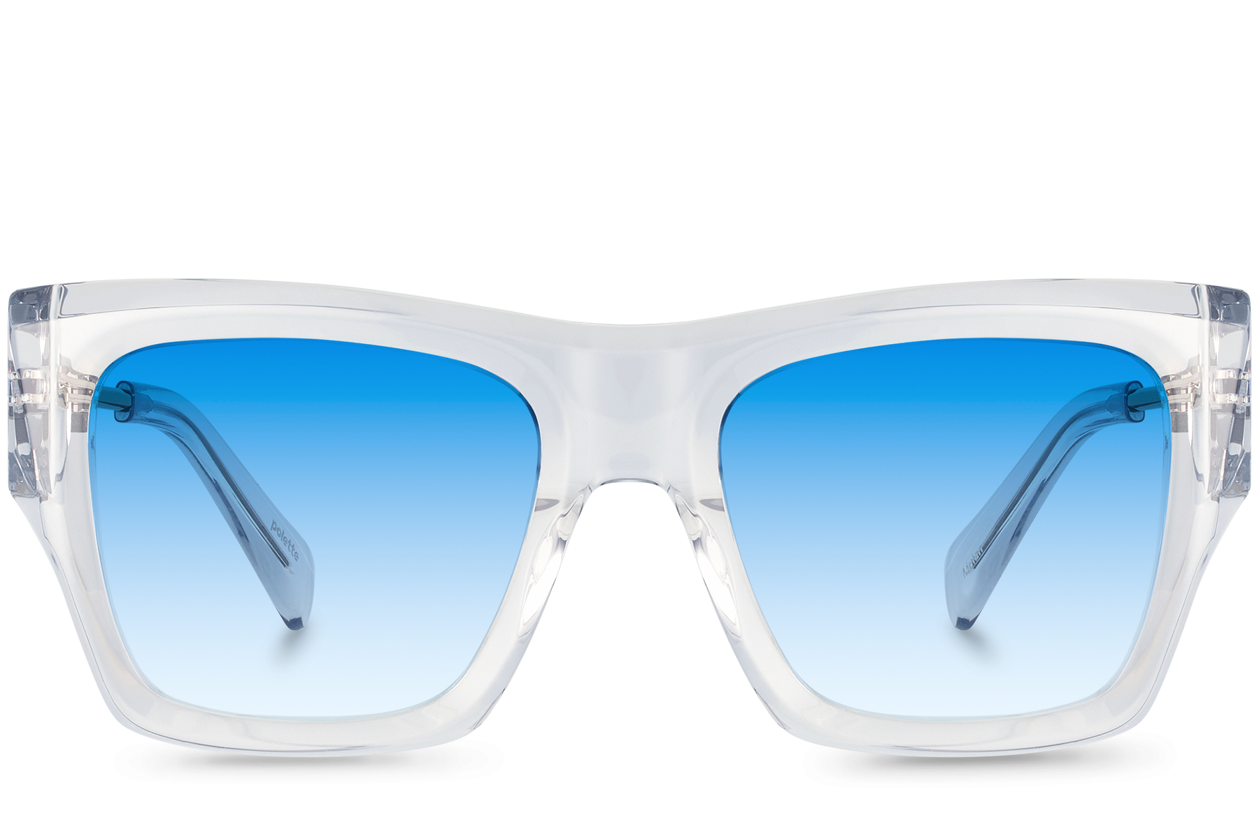 Mulan Grey | Rectangular Grey Sunglasses - Shield Collection | polette ...