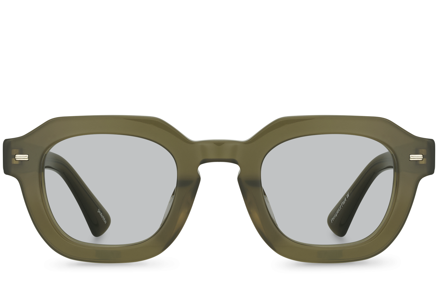 Prospect Park W Green.S Green rectangular Eco acetate glasses | polette ...